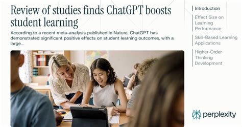 Review of studies finds ChatGPT boosts student learning