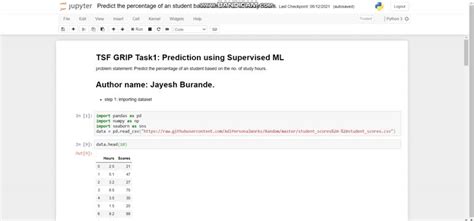 Jayesh Burande On Linkedin Task1 Datascience Thesparksfoundation