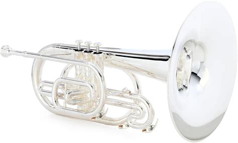 Yamaha Ymp204ms Melófono De Marcha Acabado Plateado