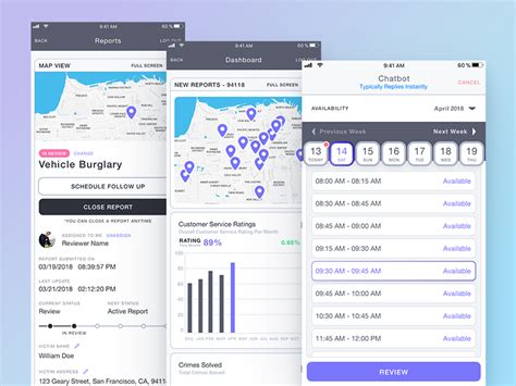Crime Reporting Mobile App Wip By Kyle Chaplin On Dribbble