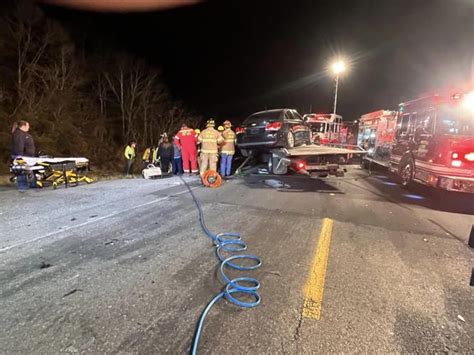 Jaws Of Life Used To Extricate Victim In Two Vehicle Crash On Hwy 127
