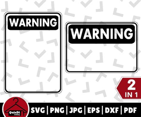 Craft Supplies Tools Card Making Stationery Pdf Warning Svg Warning Clipart Danger Svg