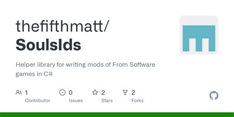 GitHub Thefifthmatt SoulsIds Helper Library For Writing Mods Of From Software Games In C