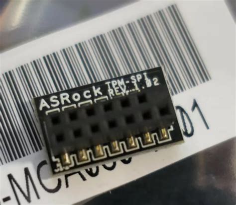 Asrock Tpm Module Spi Trusted Platform Module Asrock 14 Pin £22 79