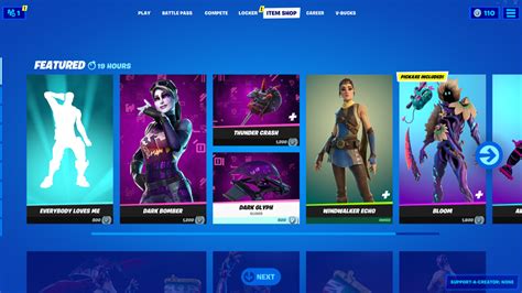 Contenu De La Boutique Dobjets Fortnite Aujourdhui 1er Décembre
