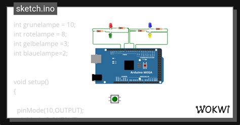 Blink Led Mit Variablen Wokwi Esp32 Stm32 Arduino Simulator