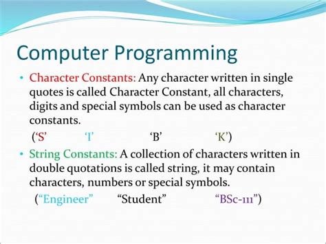 Lec I Ppt Introduction To Computers And C Programming PPT