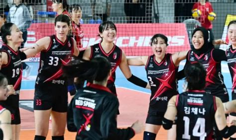 Link Live Streaming Red Sparks Vs Expressway Hi Pass Di Liga Voli Korea