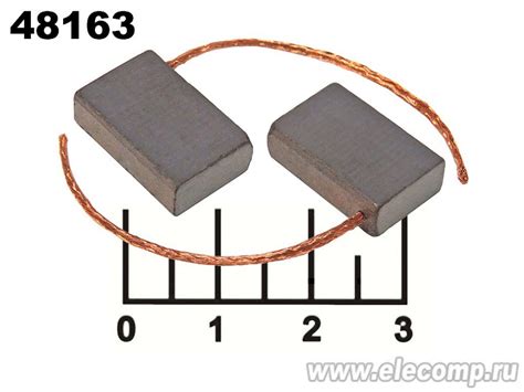 Щетка меднографитовая 6*12.5*18 (Щ06131901/AMTT53400) (2 штуки ...