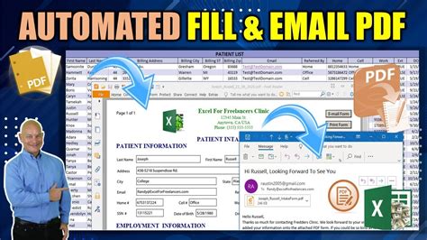 Learn How To Automatically Fill And Email Pdf Forms With Any Excel Data Free Download Youtube