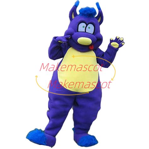 Lovely Purple Monster Mascot Costume