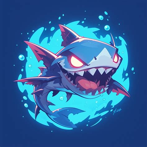 Premium Vector Goblin Shark Lurking In The Depths