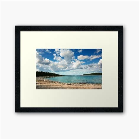 Lake And Sky Framed Art Print For Sale By Shoshina Framed Art Art