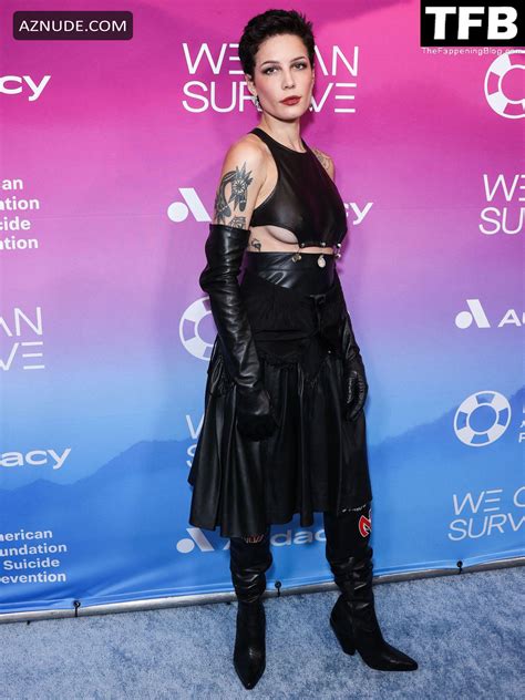 Halsey Sexy Seen Braless Showing Off Her Hot Nipples At Audacys Annual