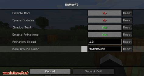 BetterF3 Mod 1 19 3 1 18 2 More Human Readable Debug HUD Mc Mod Net