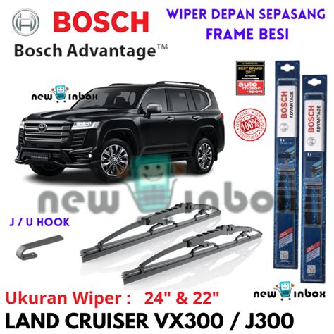 Jual Wiper Depan Mobil TOYOTA LANDCRUISER LAND CRUISER VX J Sepasang BOSCH ADVANTAGE