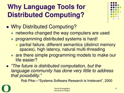 ppt language tools for distributed computing and program generation