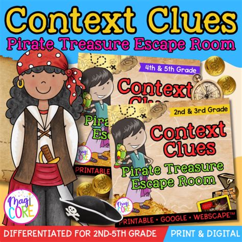 Context Clues Reading Escape Room Differentiated Bundle Magicore