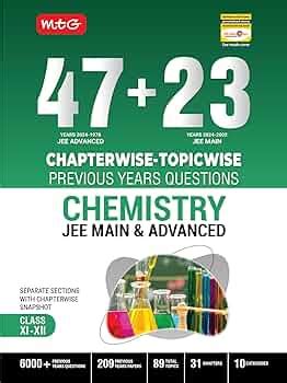 MTG 47 23 Years JEE Main 2024 2002 And JEE Advanced 2024 1978 Chapter Wise Topic Wise