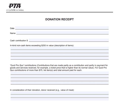 Best 50 Useful Donation Receipt Templates [word Pdf And Excel]