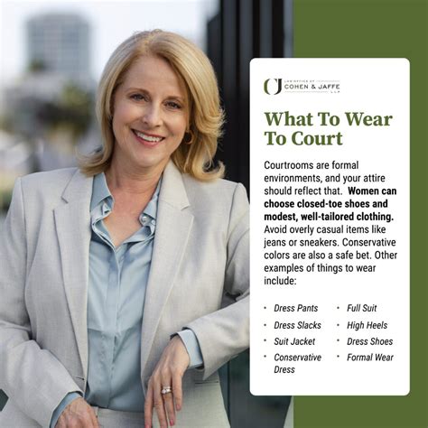 Court Appropriate Attire For Women