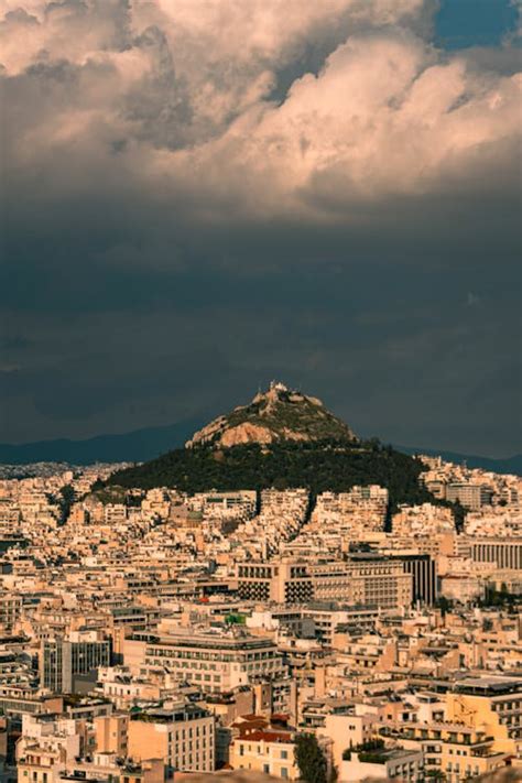 คลังภาพถ่ายฟรีของ กลางแจ้ง Canon Eos 80d City Skyline Lycabettus Hill กรีก กรีซ การถ่าย