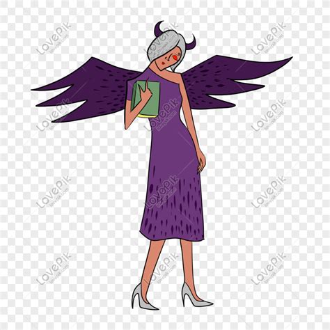 손으로 그린 벡터 만화 스타일 할로윈 유령 마녀 Png 일러스트 무료 다운로드 Lovepik