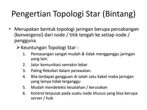 Topologi Jaringan Ppt