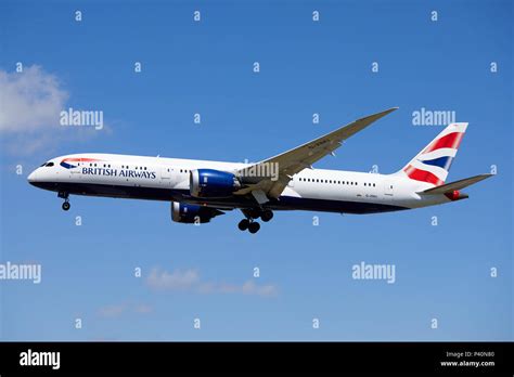 A British Airways Boeing 787 9 Dreamliner Aircraft Registration Number