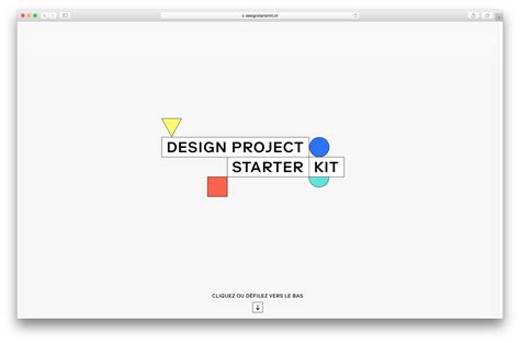 Quest Ce Que Le Design Design Project Starter Kit