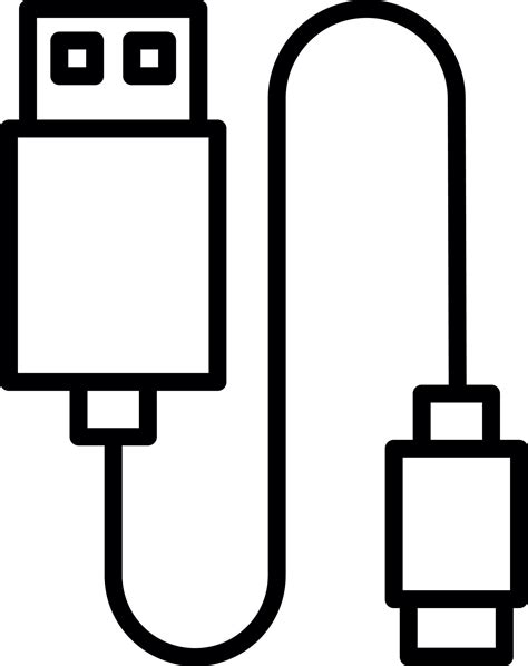 Data Cable Vector Icon Design 16507211 Vector Art At Vecteezy