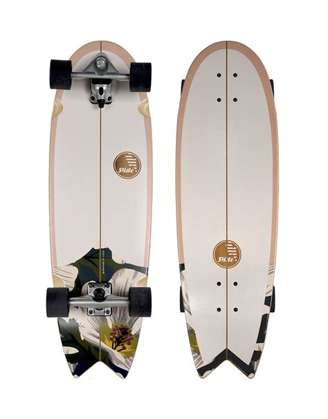Slide Swallow Wahine 33 Surfskate Komplettbrett Crazy Dude
