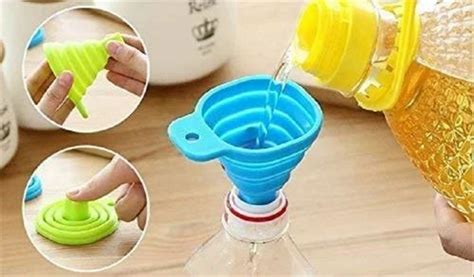 Collapsible Foldable Silicone Funnel For Home 1inch At Rs 12piece In