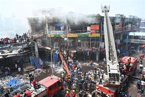 Fire Broke Out At Shopping Centre In Dhaka Bangladesh Editorial Stock