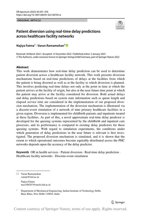 Patient Diversion Using Real Time Delay Predictions Across Healthcare Facility Networks