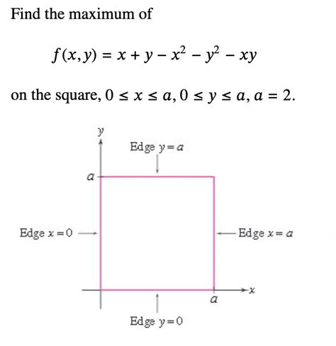 solved find the maximum of f x y x y−x2−y2−xy on the