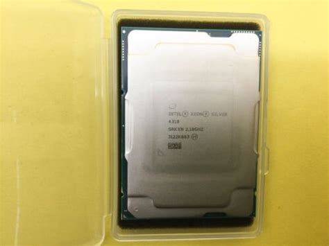 SRKXN INTEL XEON SILVER 4310 12 CORE 2 10GHZ 18MB 120W FCLGA4189 PROCESSOR EBay