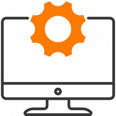 Operating System Laptop Desktop Settings Device Monitor Computer Icon Download On Iconfinder