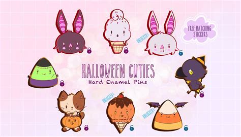 Update 3 Cute Halloween Pins Unlocked 💕 Link In Comments If You Would