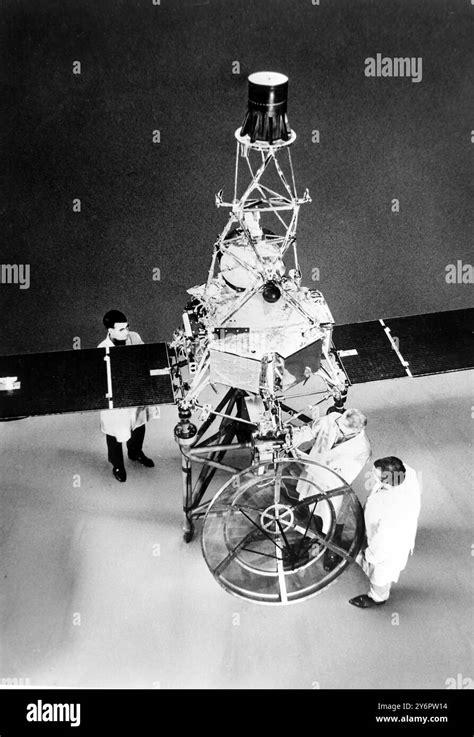 19 July 1962 Technicians Check The Mariner 1 Space Probe Which Will Be
