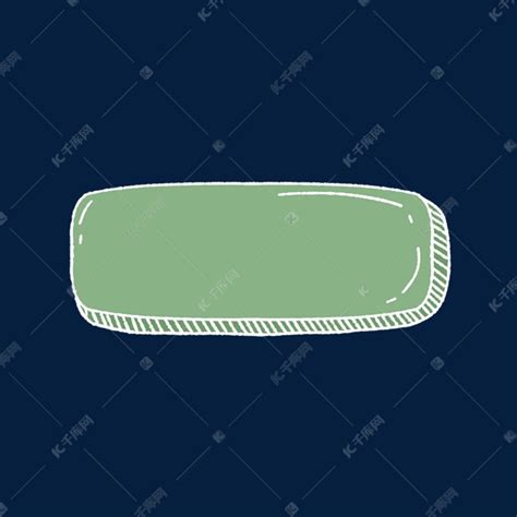 涂鸦复古条纹绿色标题栏边框按钮素材图片免费下载 千库网