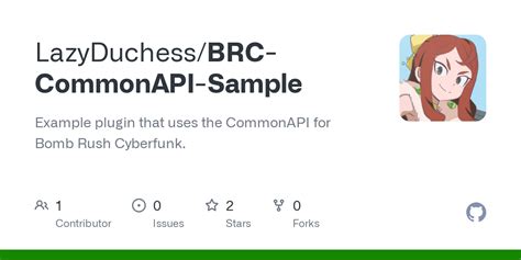 Github Lazyduchess Brc Commonapi Sample Example Plugin That Uses The