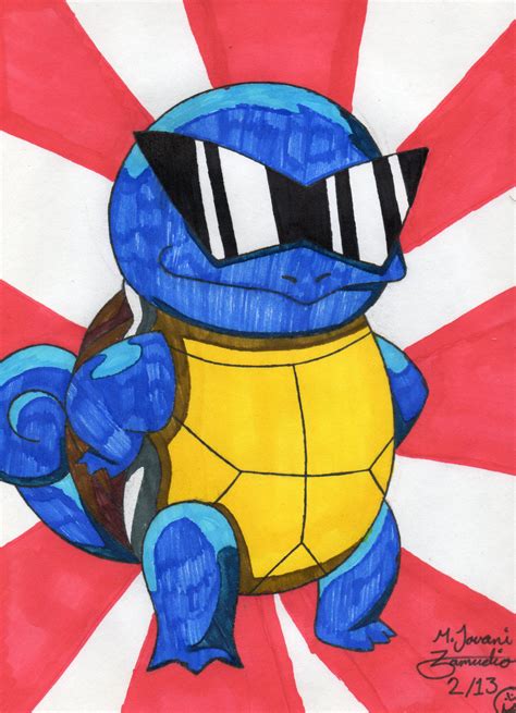 Squirtle Squad Leader By Carcharodon92 On Deviantart