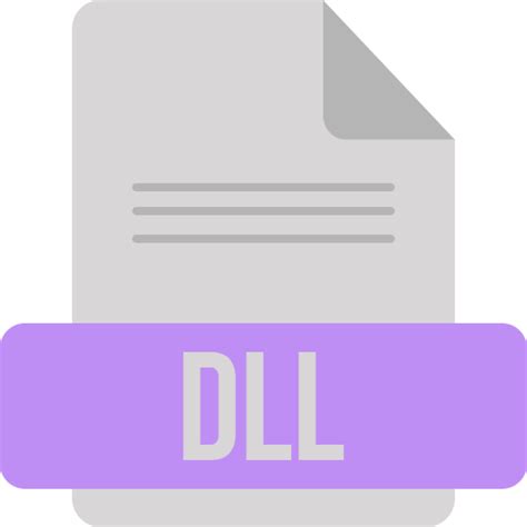 Dll File Generic Color Fill Icon