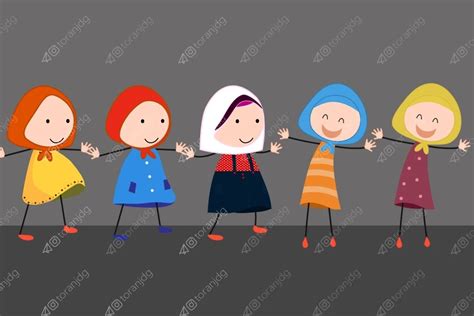 خرید و قیمت وکتور کاراکتر های دخترانه 2 کاراکتر 5 مدل لباس در