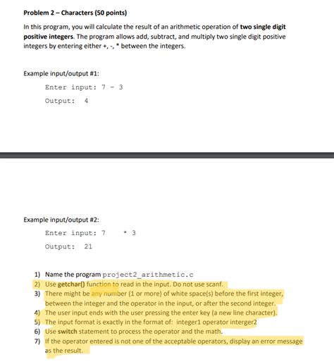 Solved Problem 2 Characters 50 Points In This Program Chegg