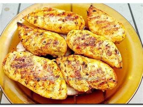 Recettes de Poulet mariné de les plaisirs de la bouche