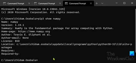 So Installieren Sie NumPy Mit PIP Unter Windows 11 10