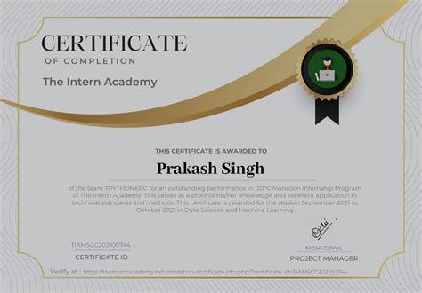 Prakash Singh On Linkedin Datascience Machinelearning Internshi