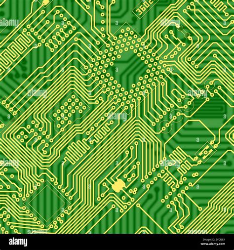 Green Printed Industrial Circuit Board Texture Stock Photo Alamy